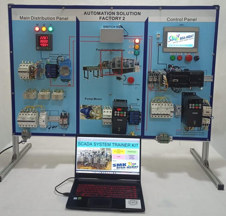 Alat Pelatihan HMI/SCADA (HMI/ SCADA Training System) – Alat peraga SMK